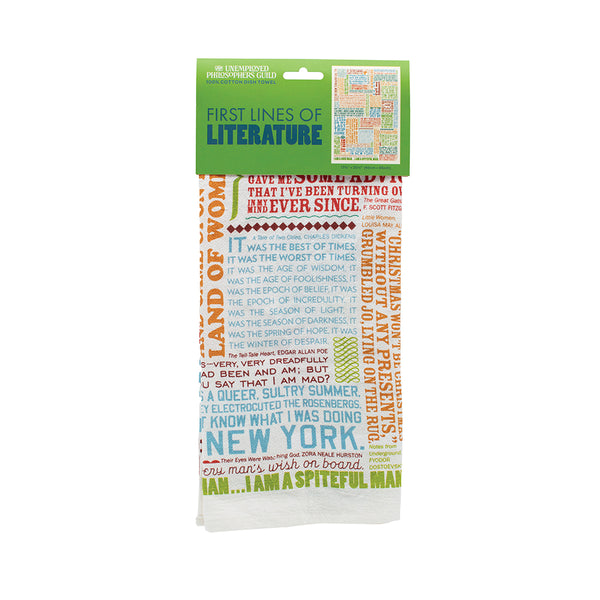 First Lines of Literature Tea Towel – Bodleian Libraries