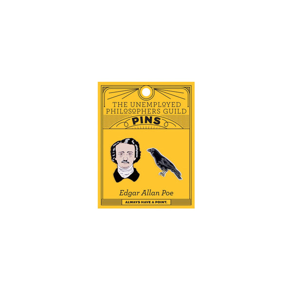 Poe & Raven Pin Badge Set – Bodleian Libraries