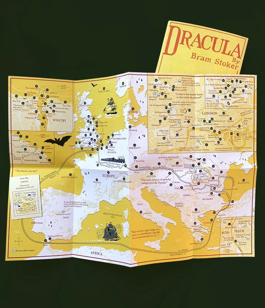 Bram Stoker Dracula Map – Bodleian Libraries