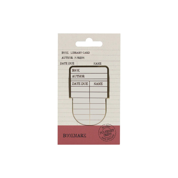 Library Card Metal Bookmark – Bodleian Libraries
