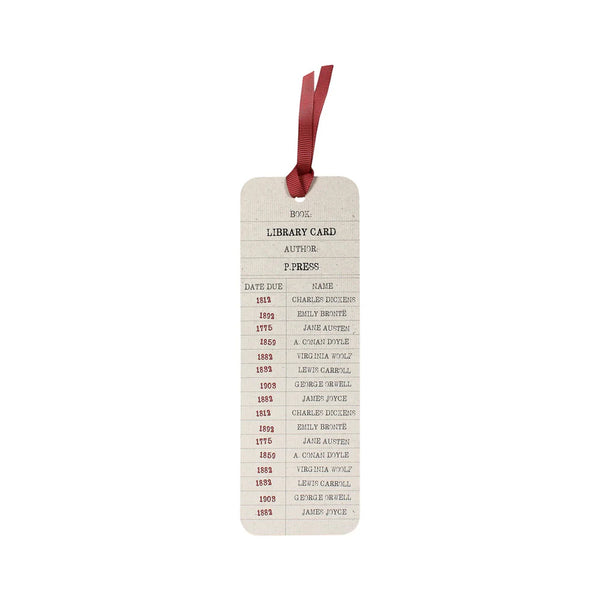 Library Card Paper Bookmark – Bodleian Libraries