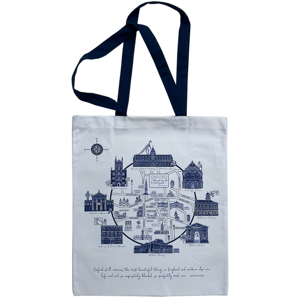 Oxford Mapped Tote Bag – Bodleian Libraries